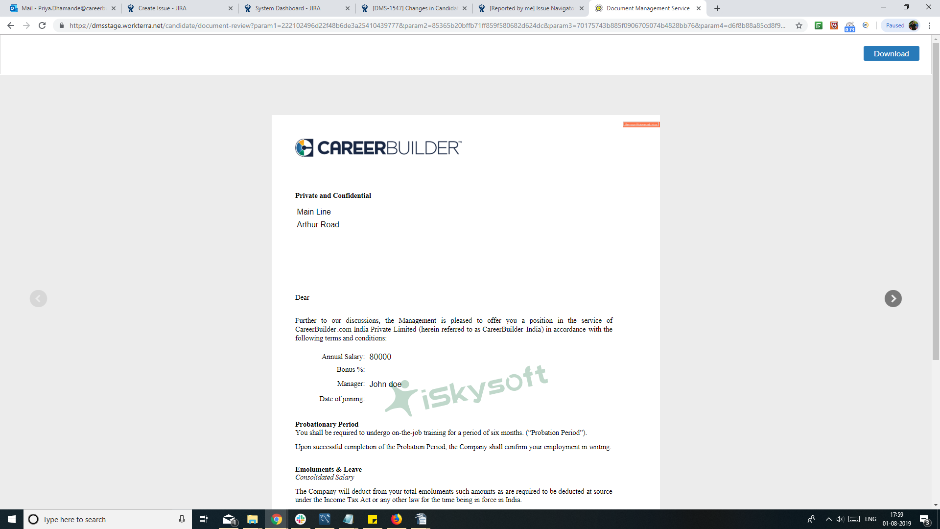 Dms 1712 Dms Preprod Candidate Review And Sign Page Ui